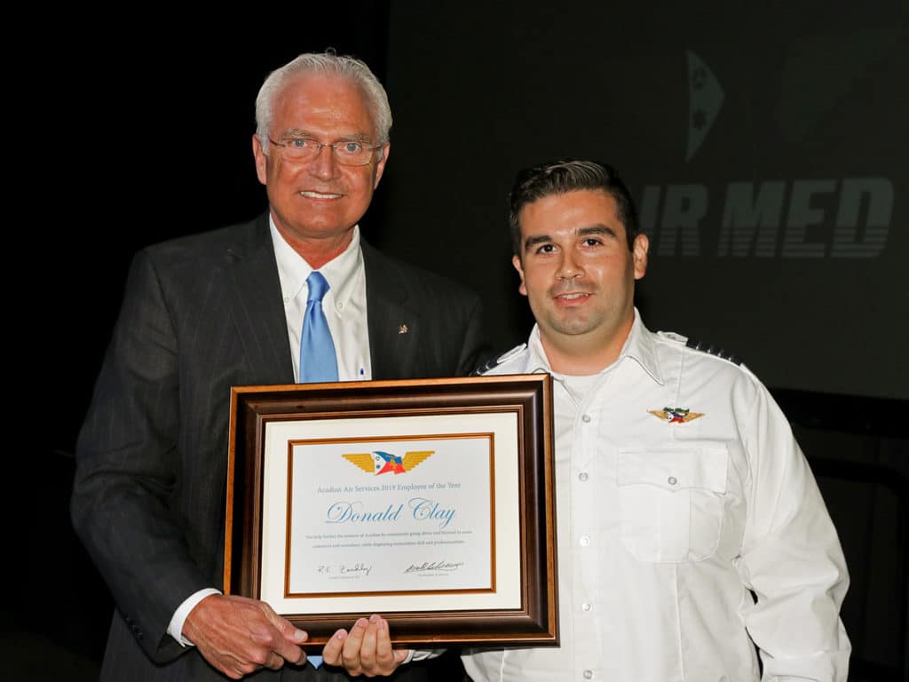 Donald Clay Named as Acadian’s Air Services Employee of the Year ...